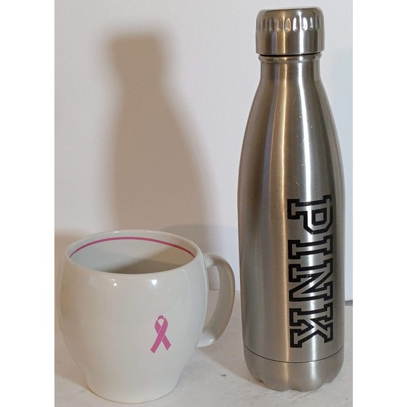 PINK Victoria's Secret | Dining | Victorias Secret Pink Aluminum Water ...
